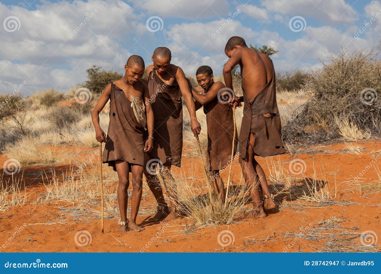 Bushmen San Editorial Image | CartoonDealer.com #35691098