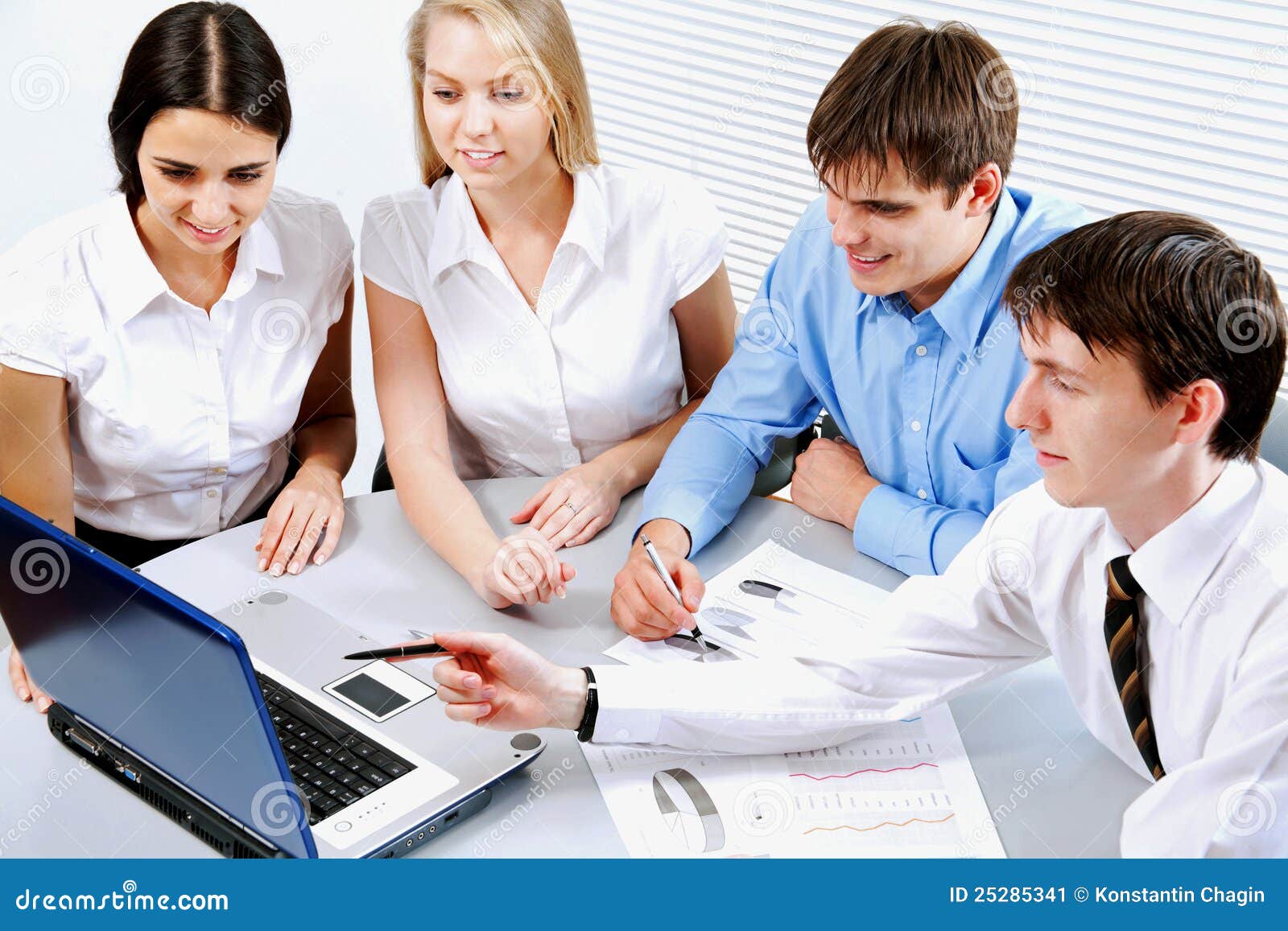 Four business people stock image. Image of career, businessman - 25285341