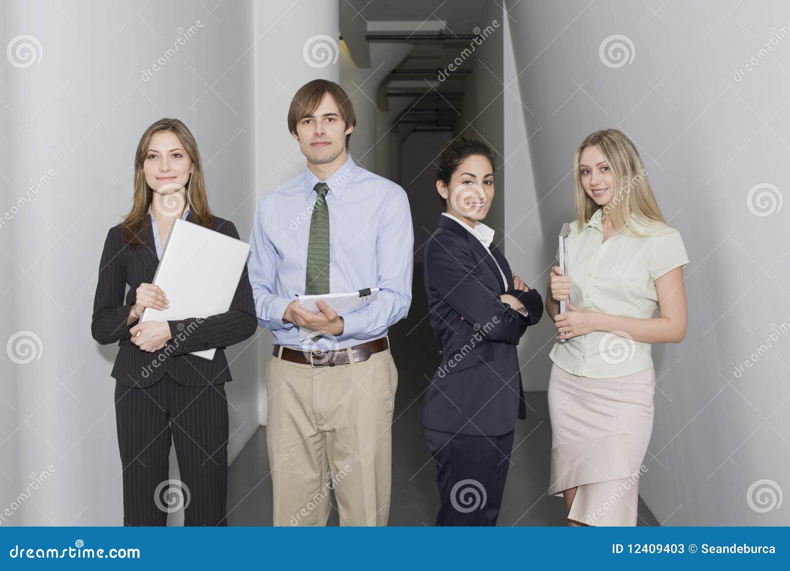 Four Business persons stock image. Image of corporate - 12409403