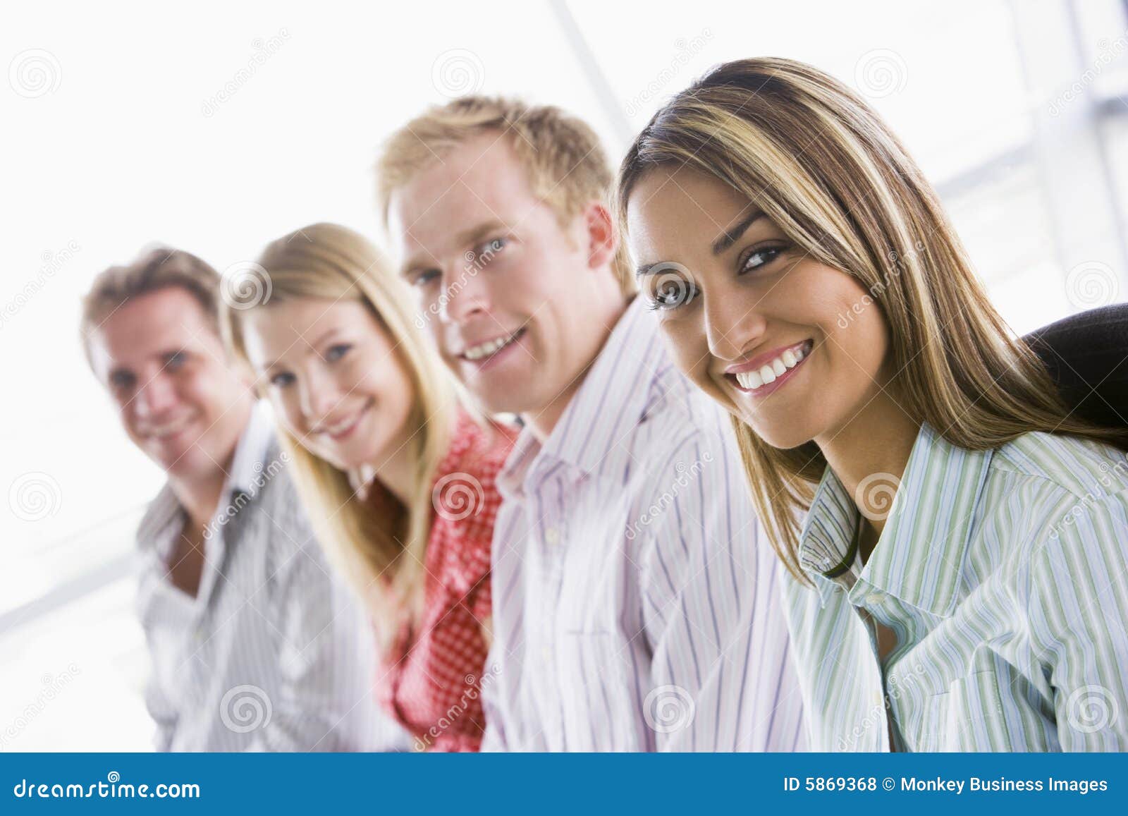 Four businesspeople stock photo. Image of employees, male - 5869368