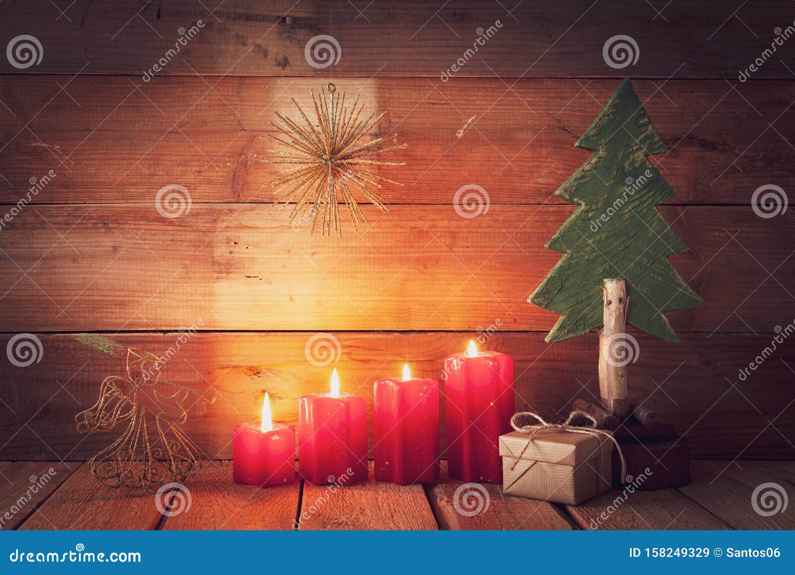 Fourth advent stock image. Image of card, glitter, concepts - 158249329
