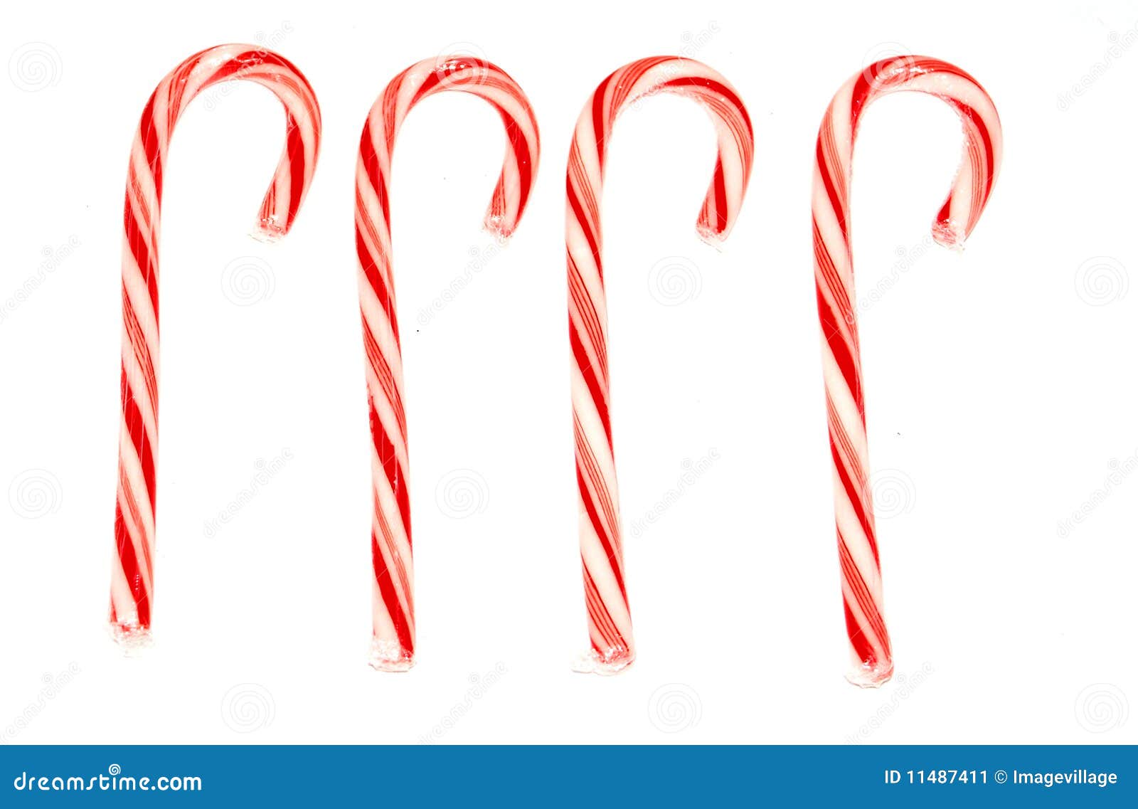 Four candy canes stock image. Image of merry, decoration - 11487411