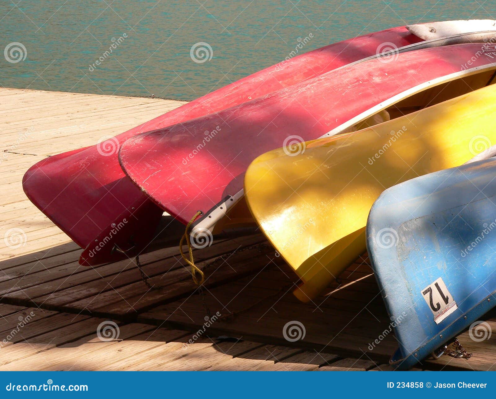 Four Canoe Bottoms stock photo. Image of fiberglass, park - 234858