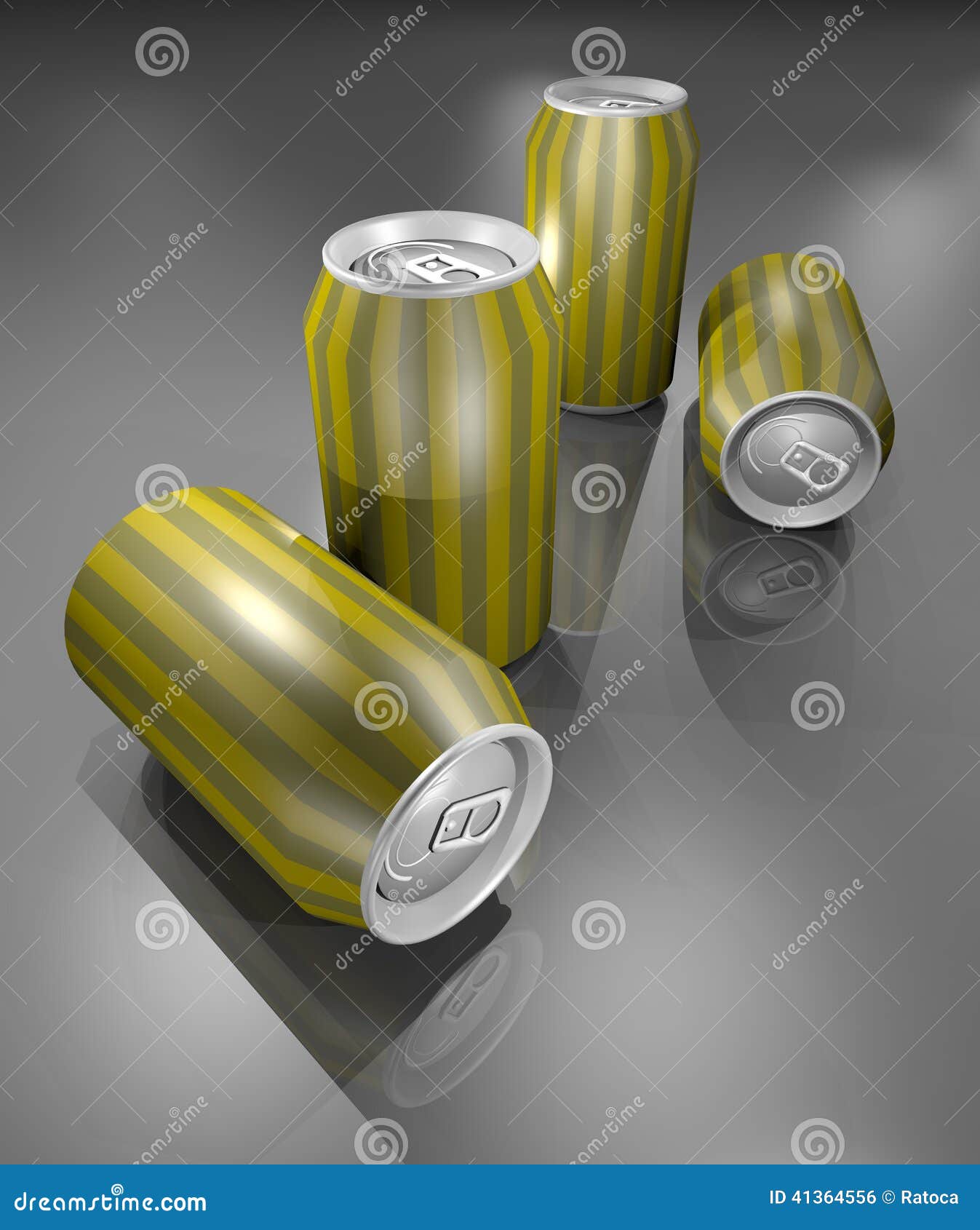 Four cans stock illustration. Illustration of taste, form - 41364556