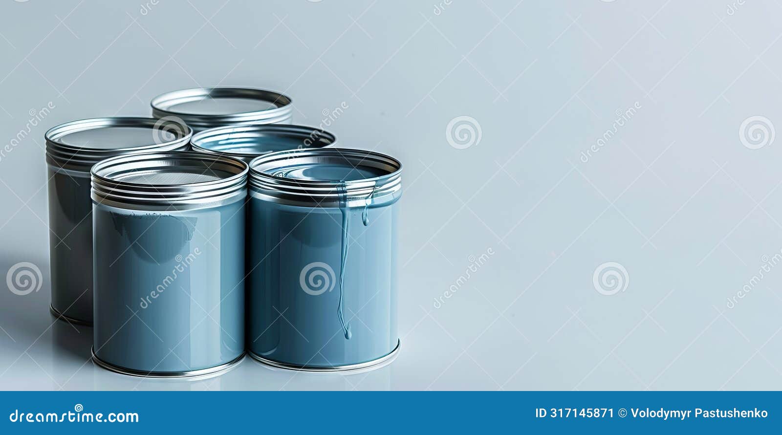 Four Cans Of Beer Or Soda On The Shelf In An Empty Home Fridge. Cooling ...