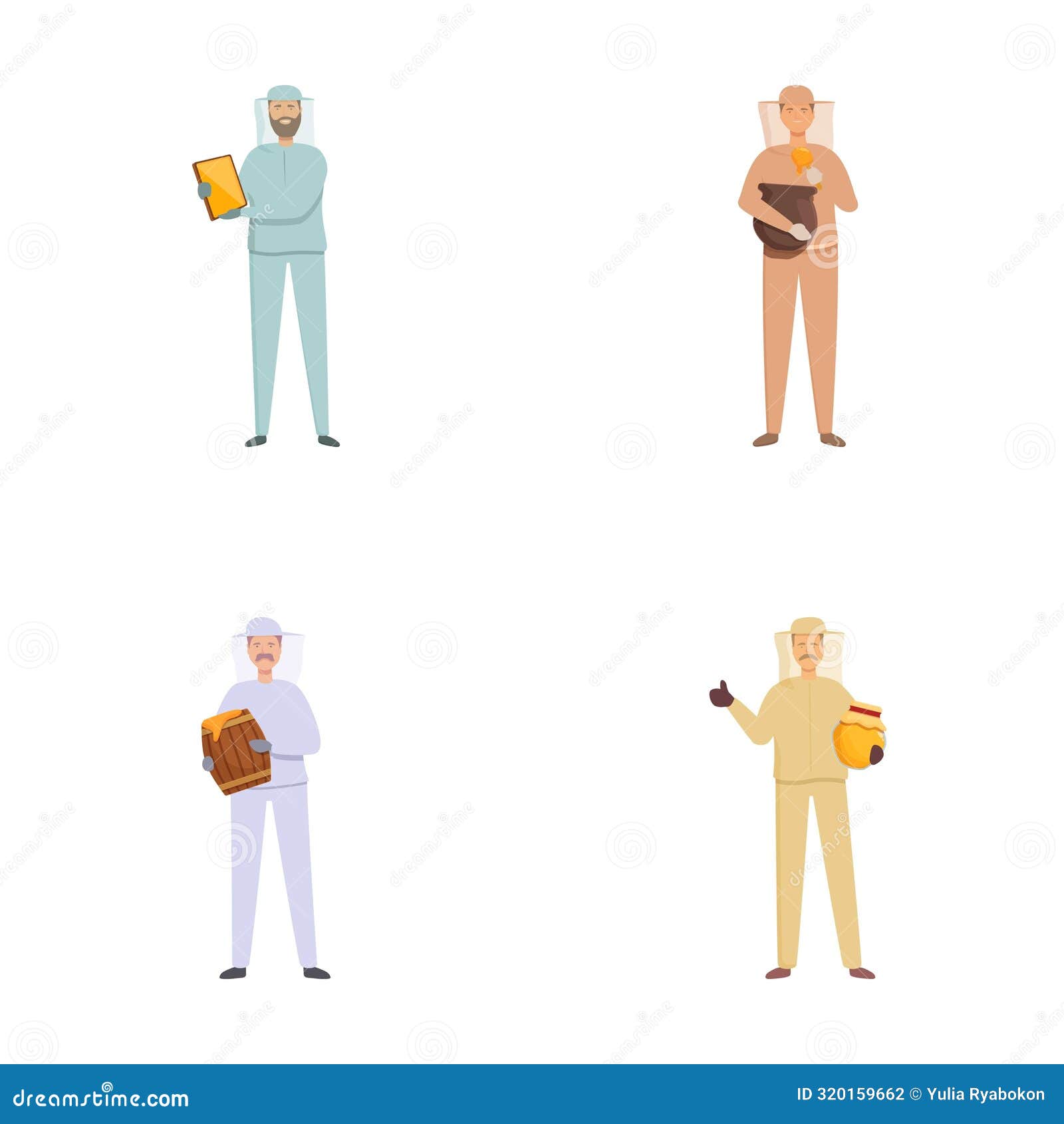 Set of Professionals with Tools Stock Vector - Illustration of graphic ...