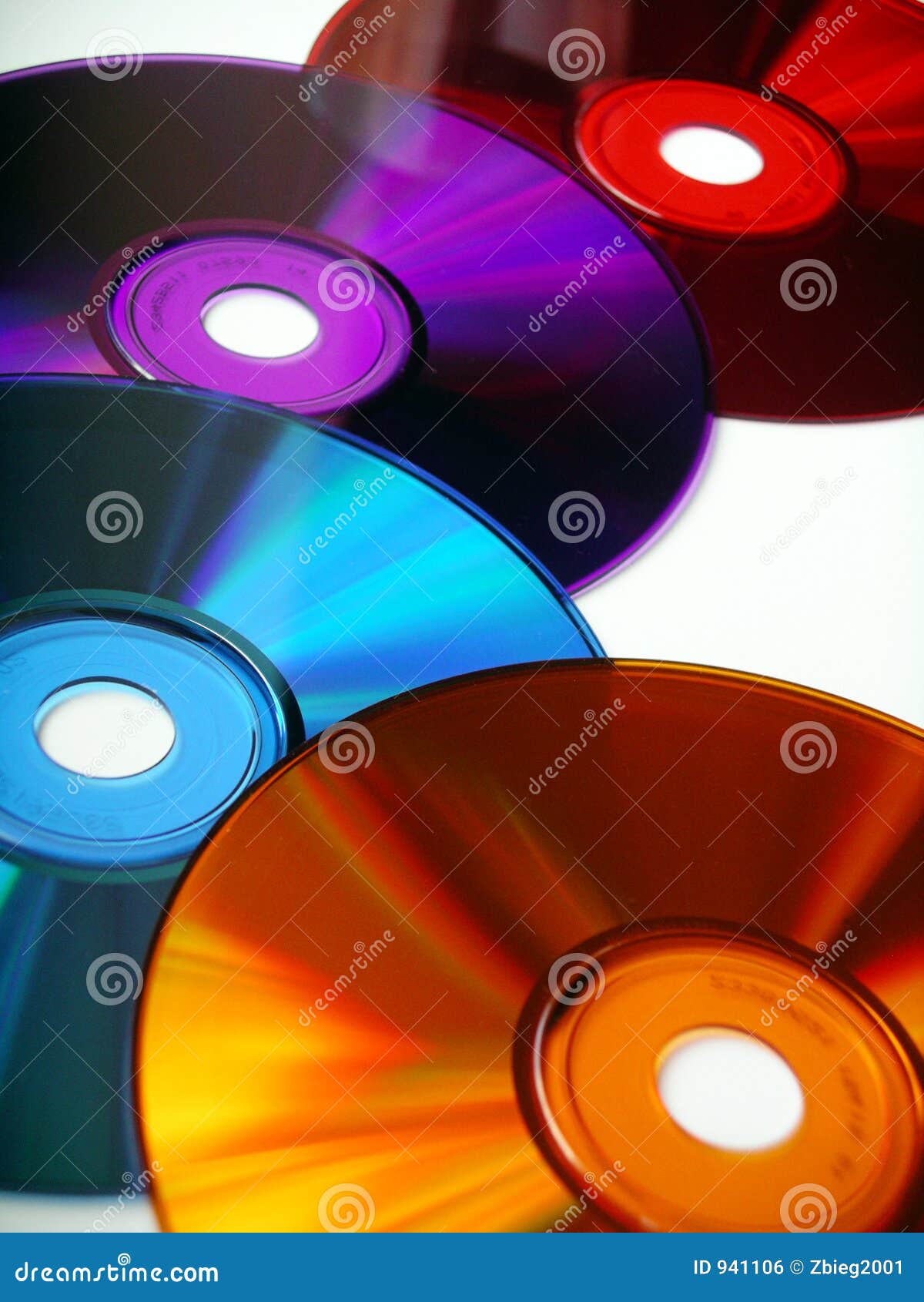 Four cd s stock photo. Image of file, software, colour - 941106