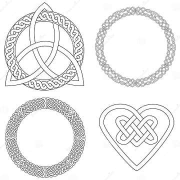 Four Celtic Designs stock vector. Illustration of wedding - 29256947