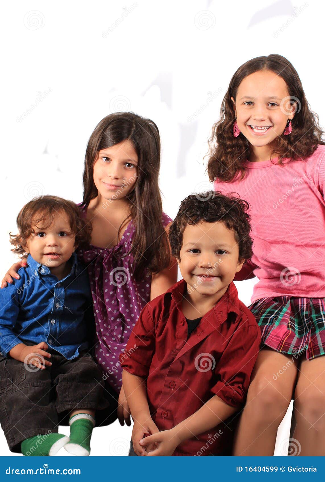 Four children stock image. Image of cute, brothers, toddlers - 16404599