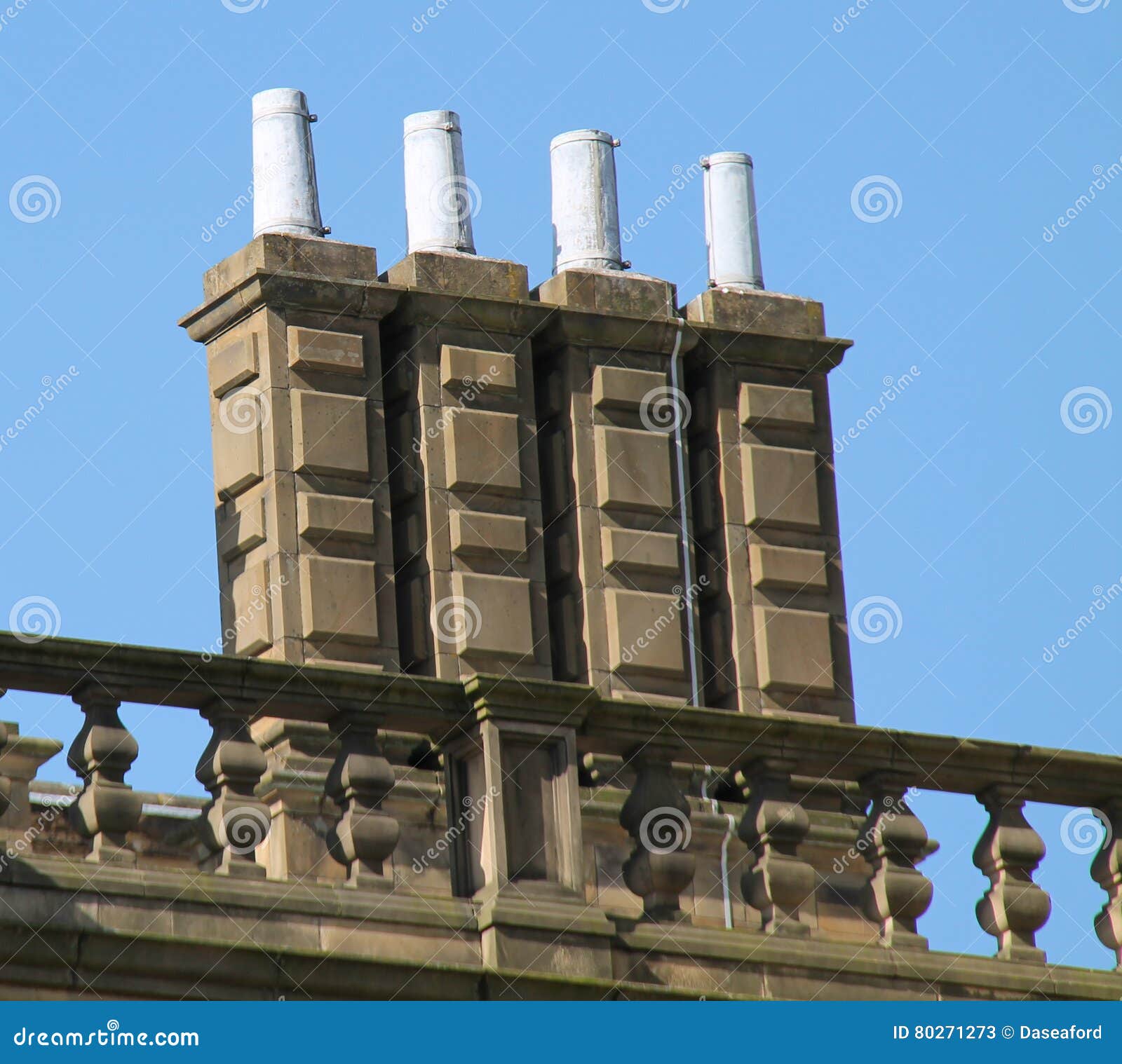 Four Chimneys. stock image. Image of vintage, home, classic - 80271273