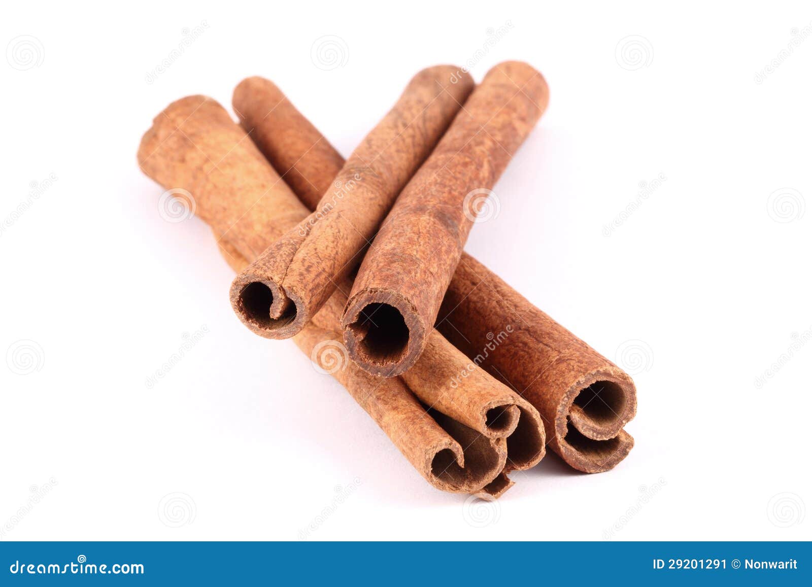 Four Cinnamon Sticks Stacked Stock Image - Image of stick, ingredient ...