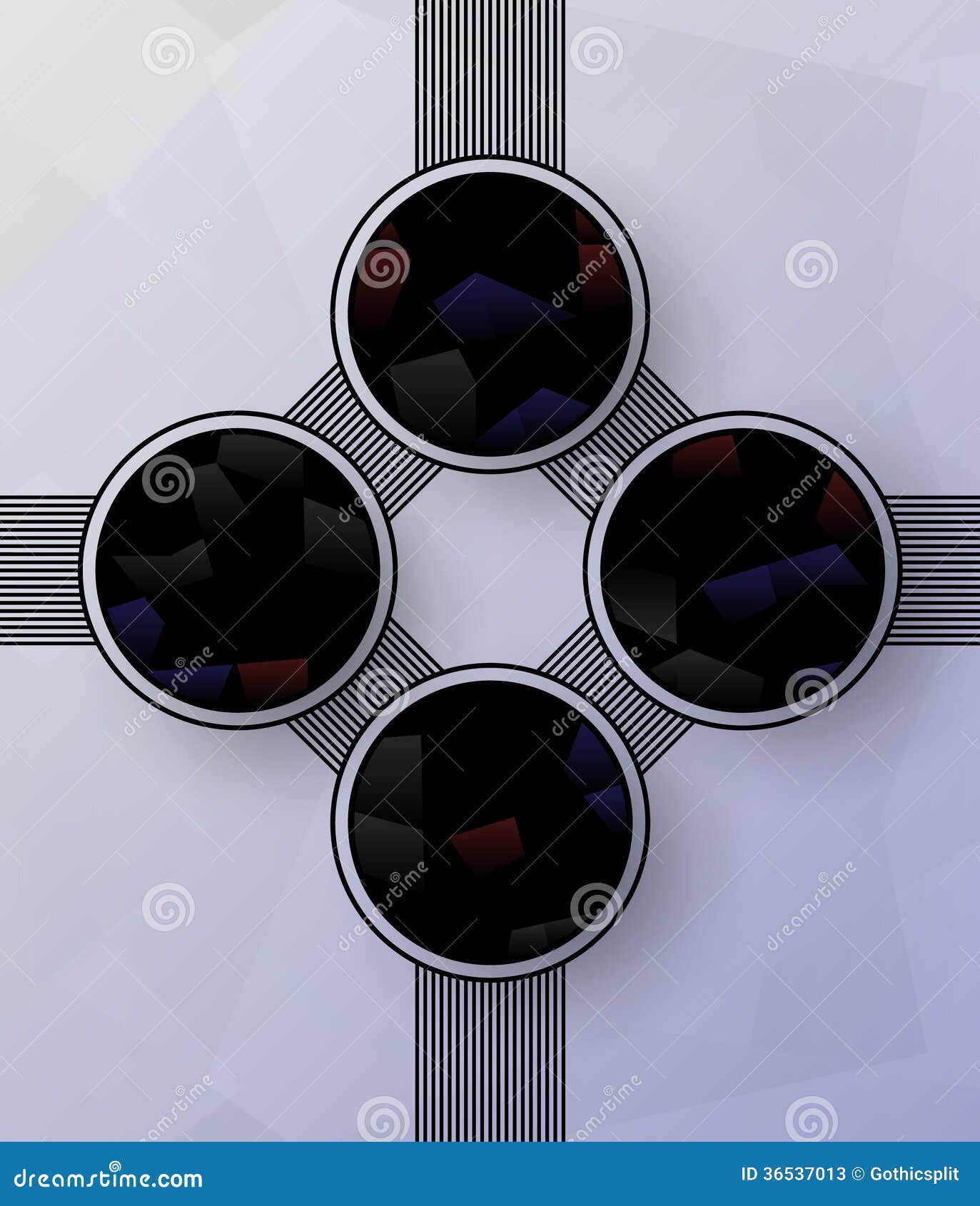 Four circles template stock vector. Illustration of artistic - 36537013