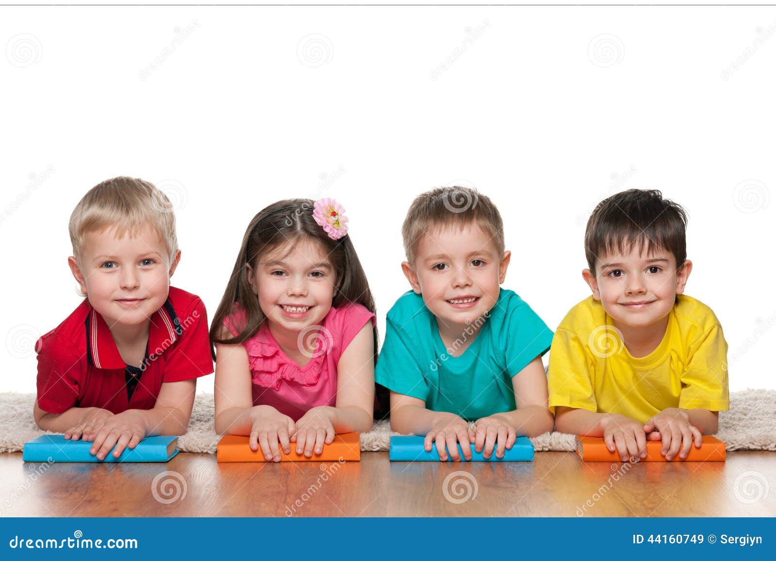 Clever Children Creating Diy Construction At The Table. Happy Boys ...