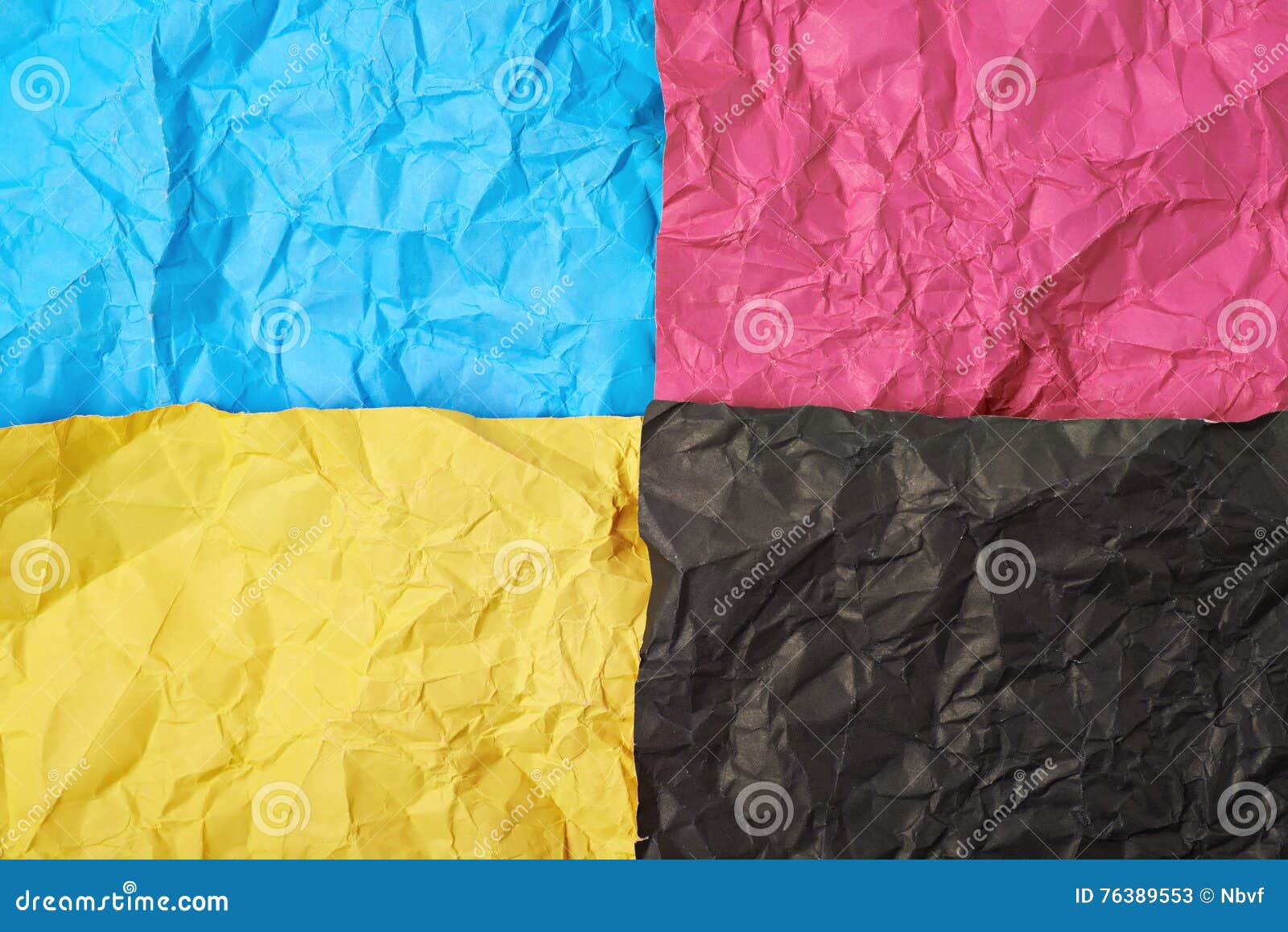 Four CMYK Colored Paper Sheets Royalty-Free Stock Photo | CartoonDealer ...