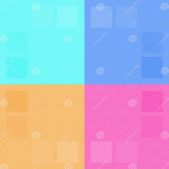 Four color cube background stock illustration. Illustration of ...