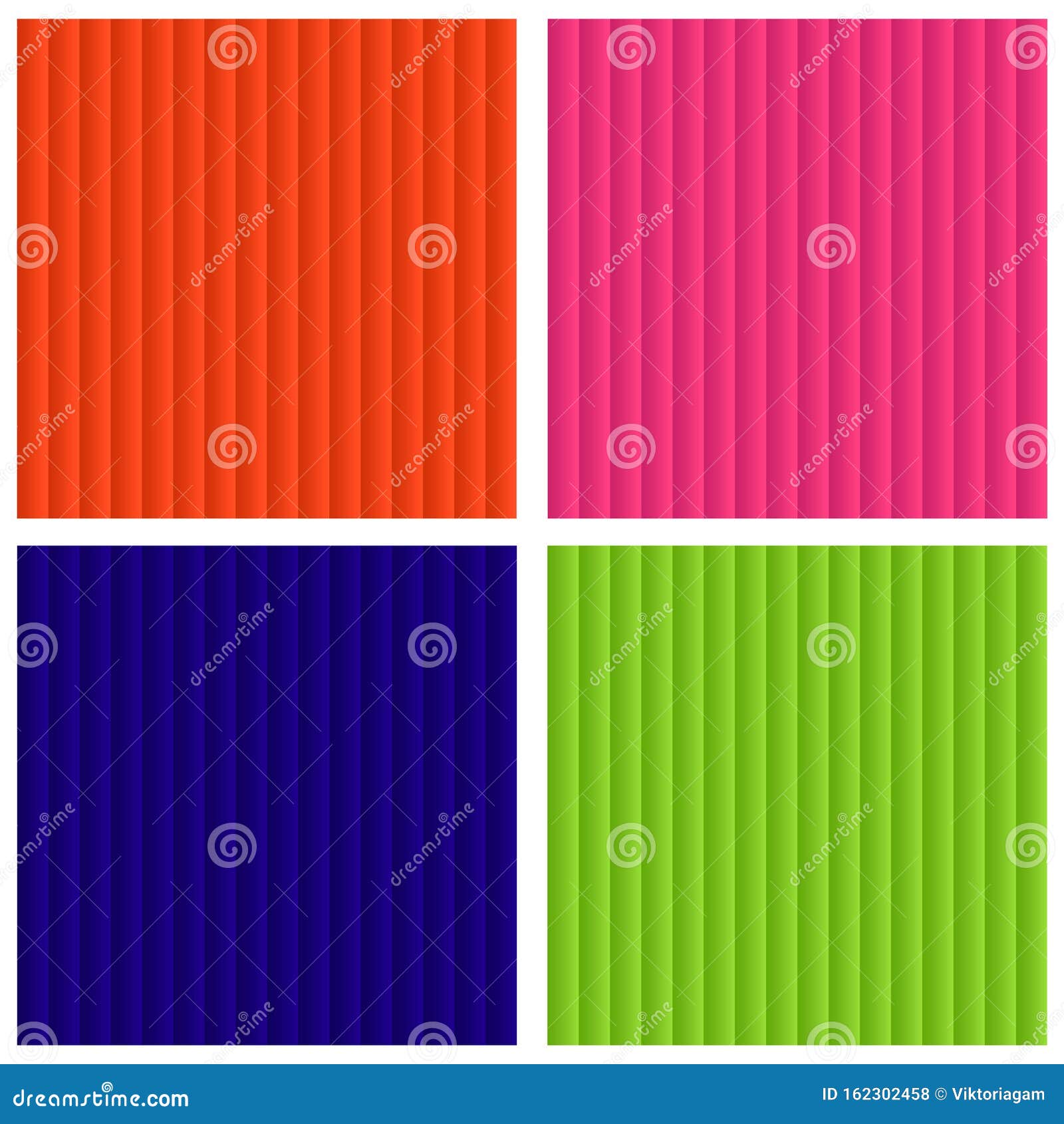 Four Color Gradient Vertical Lines Seamless Cubic Pattern. Stock Vector ...