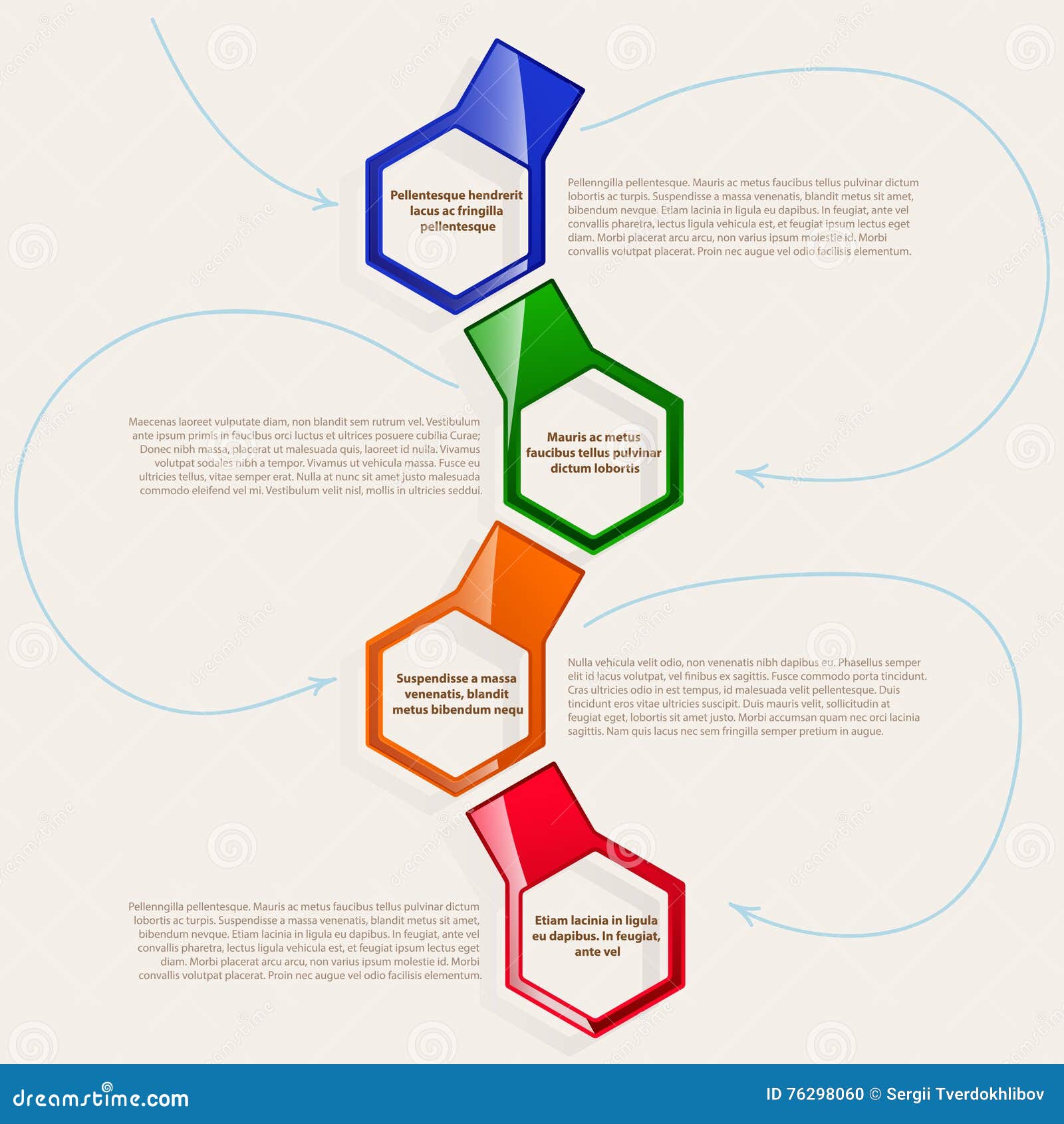 Process Sequence Infographic Vector Illustration | CartoonDealer.com ...