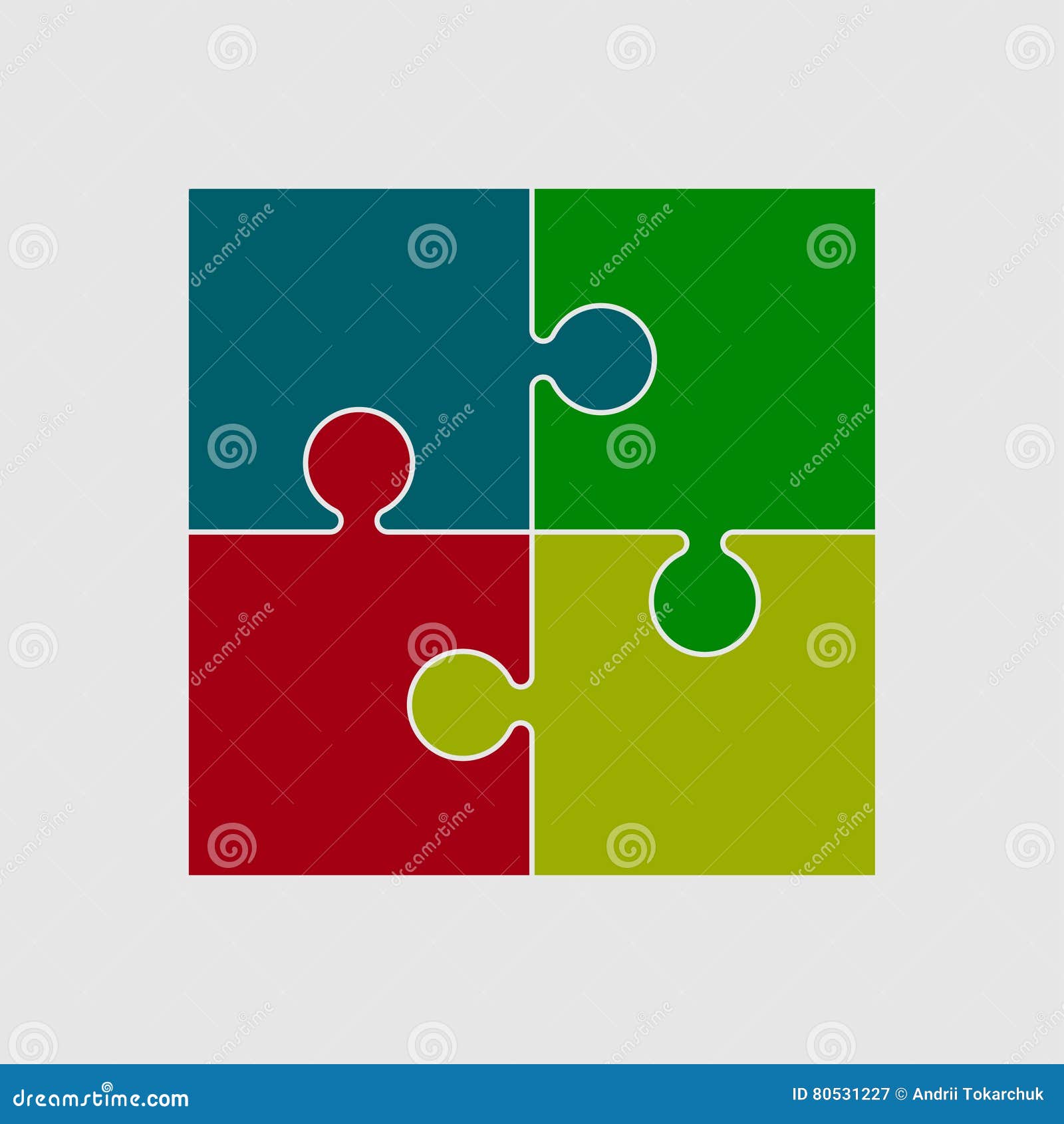 Puzzle 4 Piece Stock Illustrations – 797 Puzzle 4 Piece Stock ...