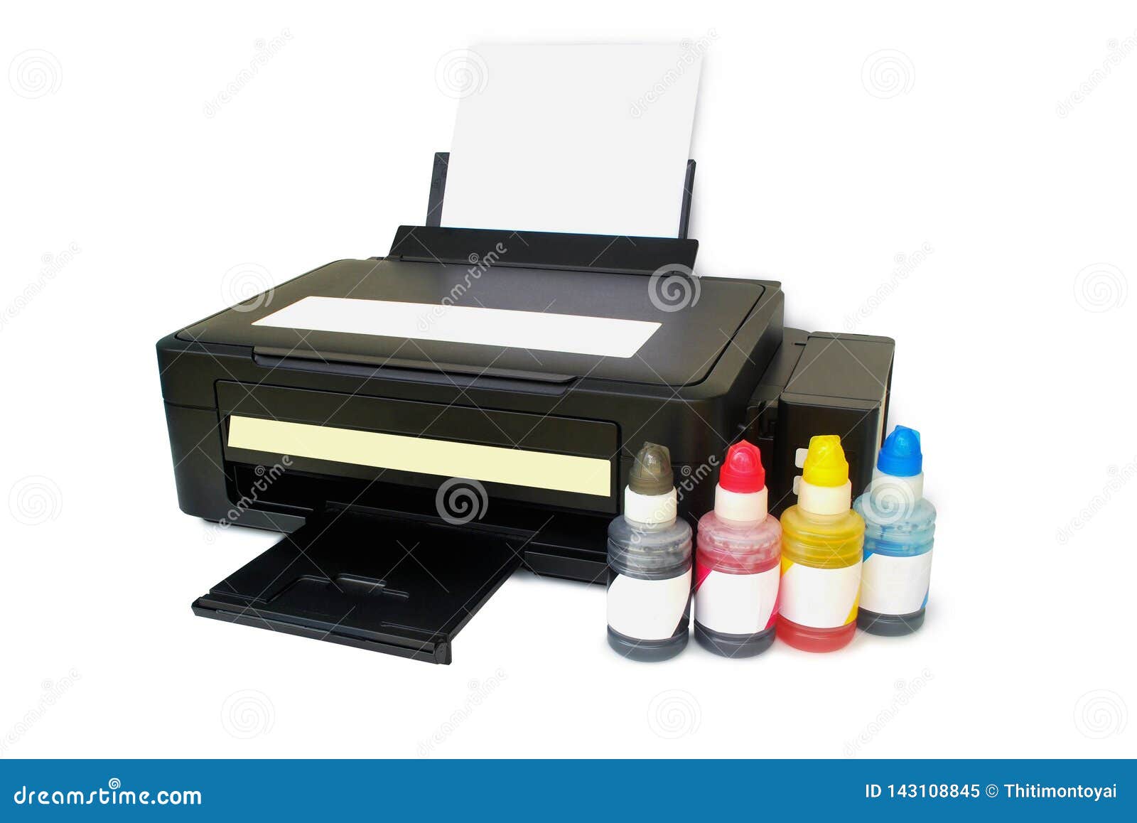 Four Color Printing Cmyk.with Clipping Path. Stock Image - Image of ...