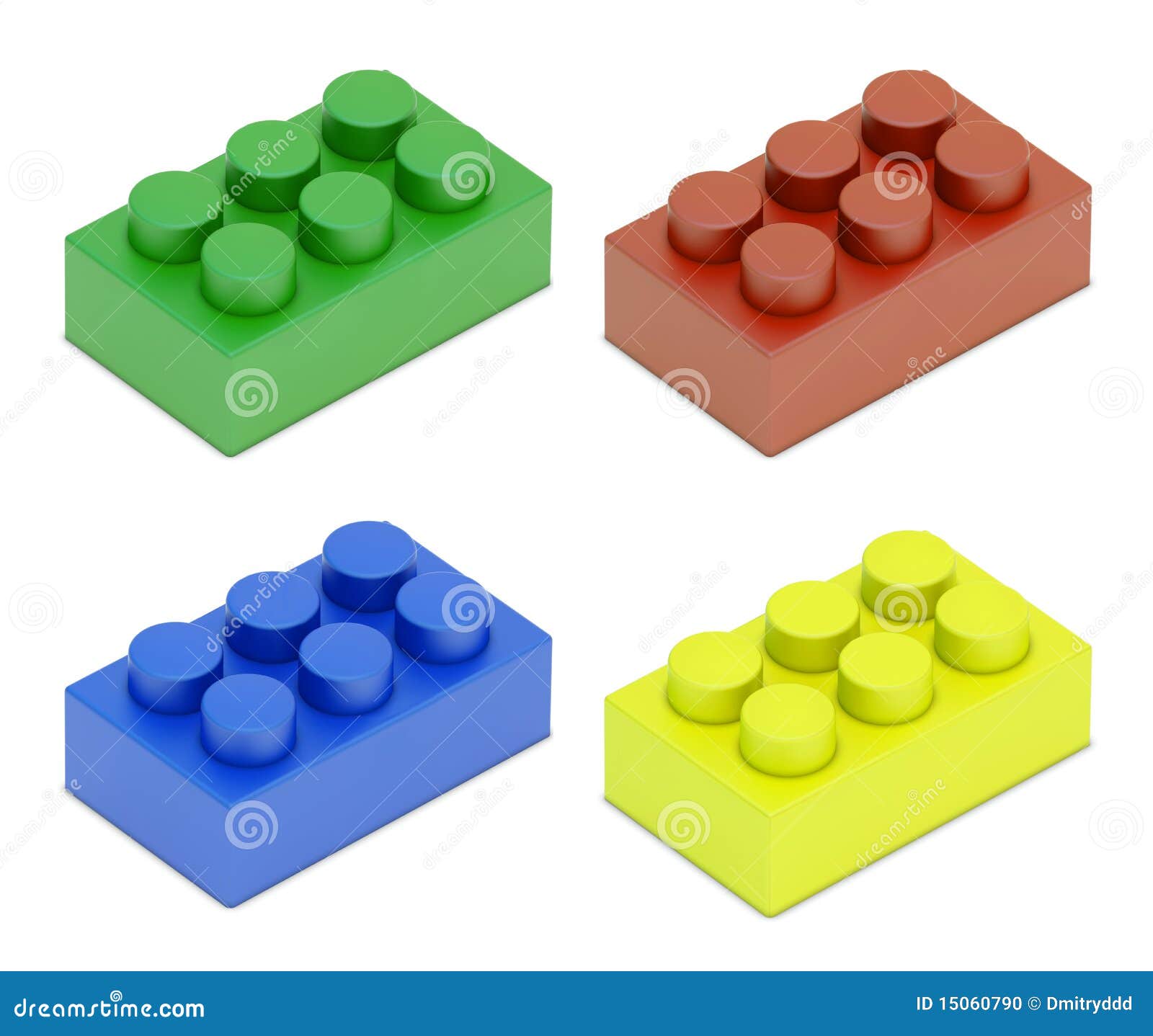 Four Colored Child Blocks Royalty-Free Stock Image | CartoonDealer.com ...