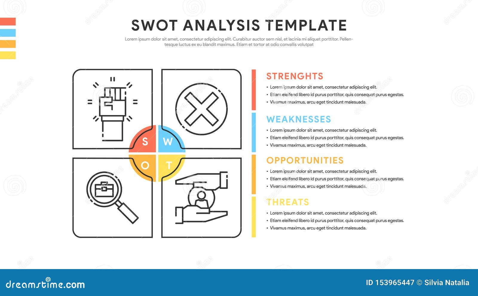 Four Colorful Elements with Text Inside Placed beside the Element ...