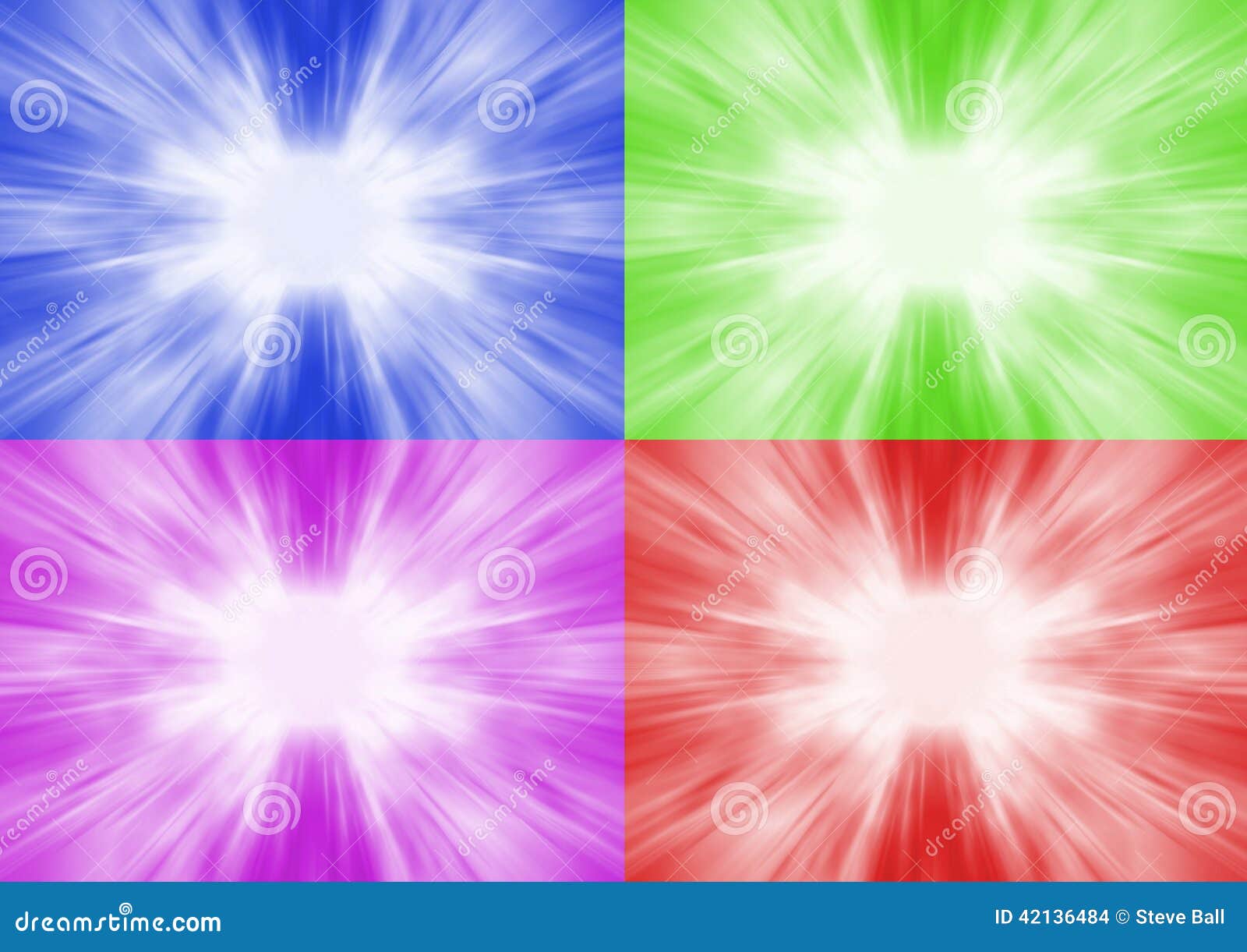 Four Colour Flash Background Stock Illustration - Illustration of ...