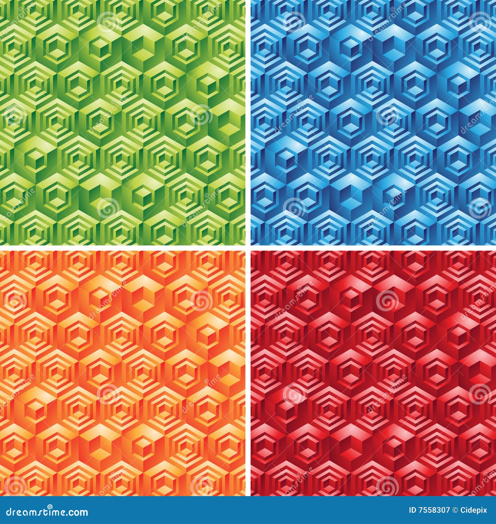 Four Colourful Backgrounds stock vector. Illustration of blue - 7558307