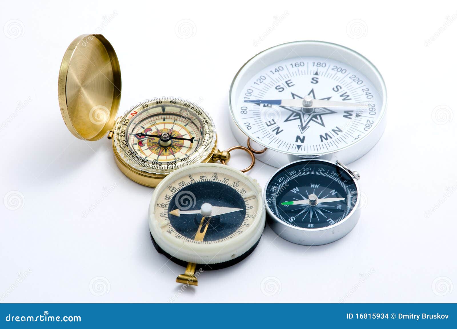 Four compass stock photo. Image of rose, direction, orientation - 16815934