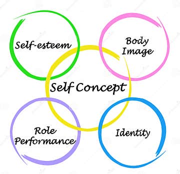 Components of Self Concept stock illustration. Illustration of ...