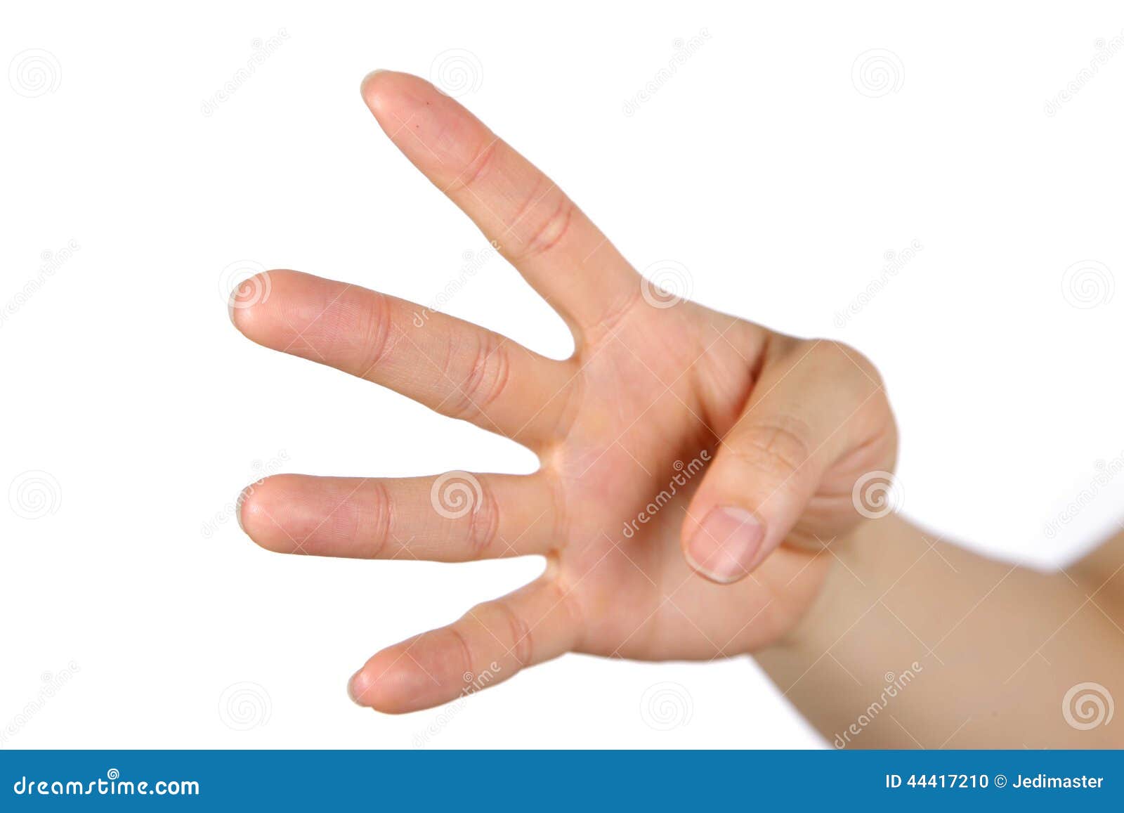 Four stock photo. Image of person, female, people, palm - 44417210