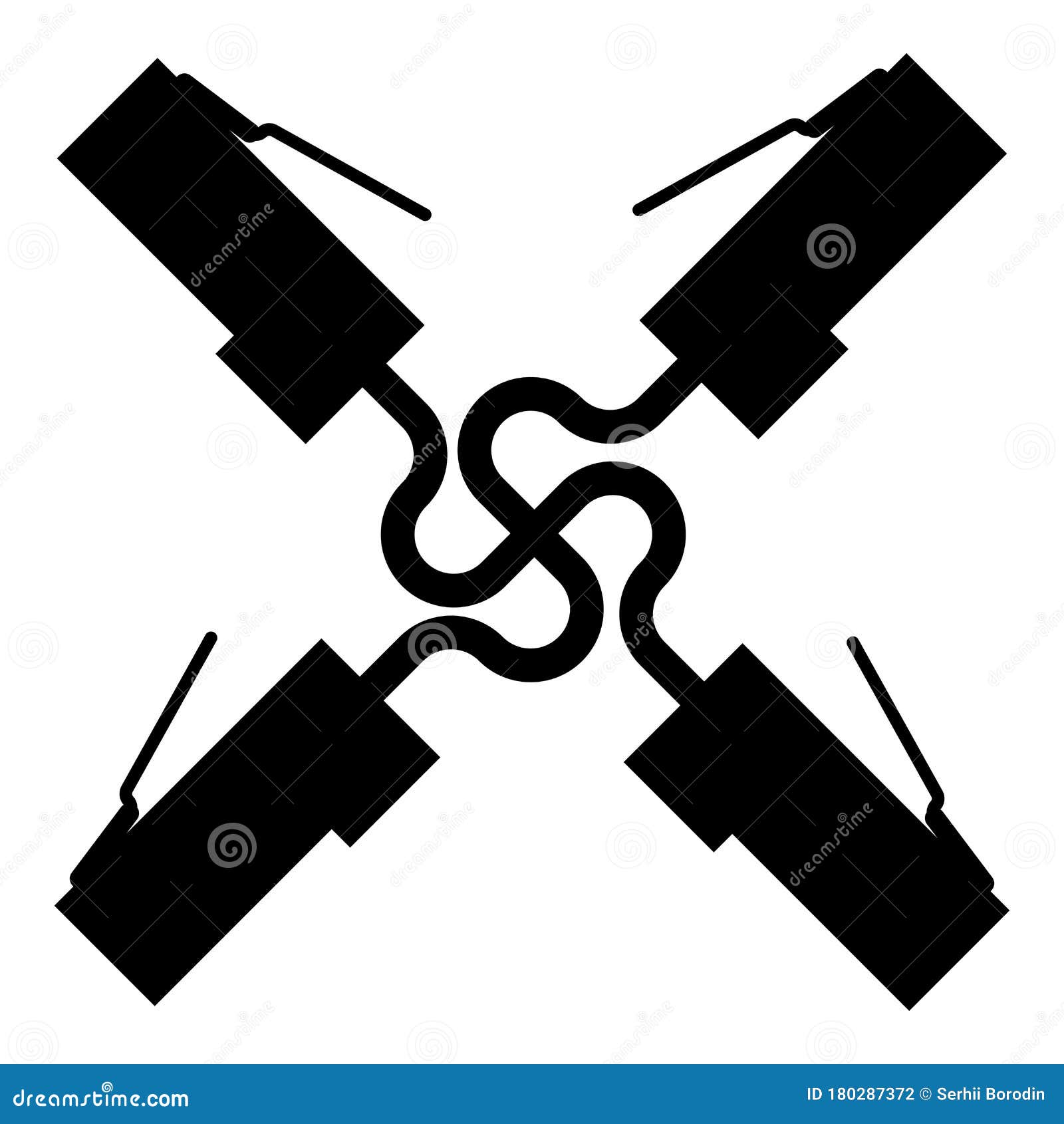 Ethernet Technology Monoline Symbol Icon Logo For Graphic Design, UI UX ...