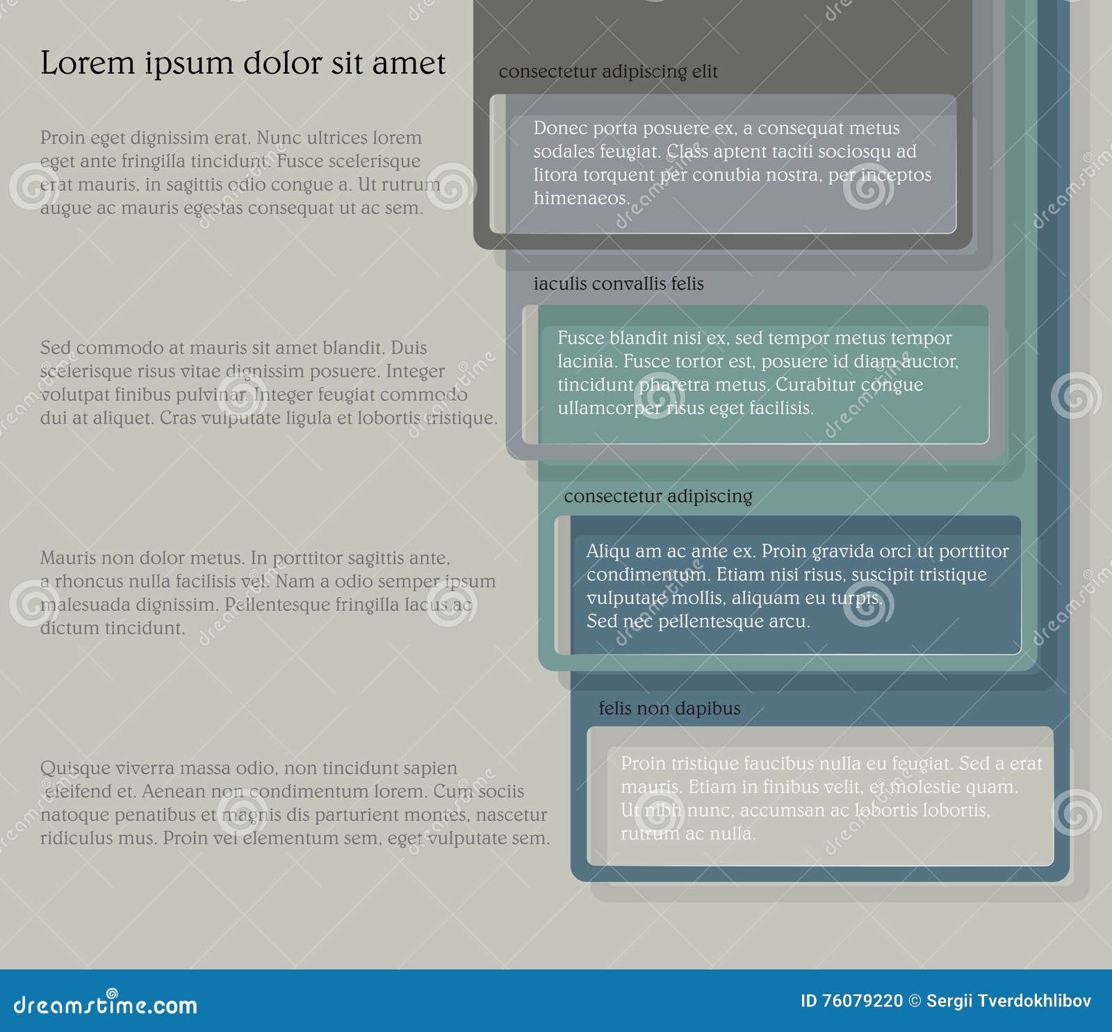 Four Consecutive Frame Elements With Lots Of Room For Text And ...