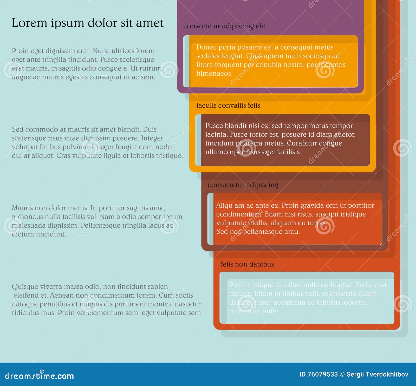 Four Consecutive Frame Elements with Lots of Room for Text and ...