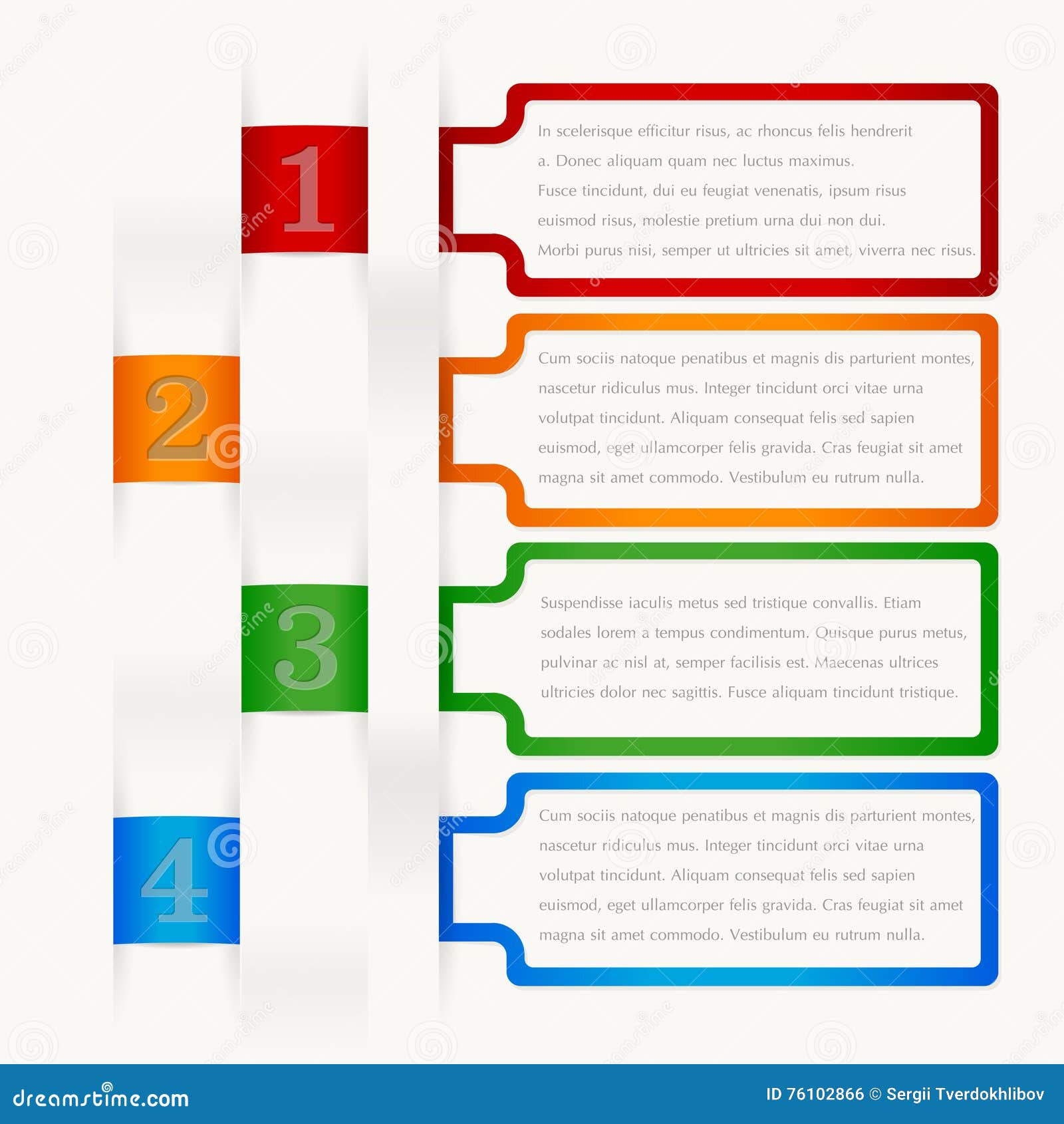 Four Consecutive Frame Elements With Lots Of Room For Text And ...