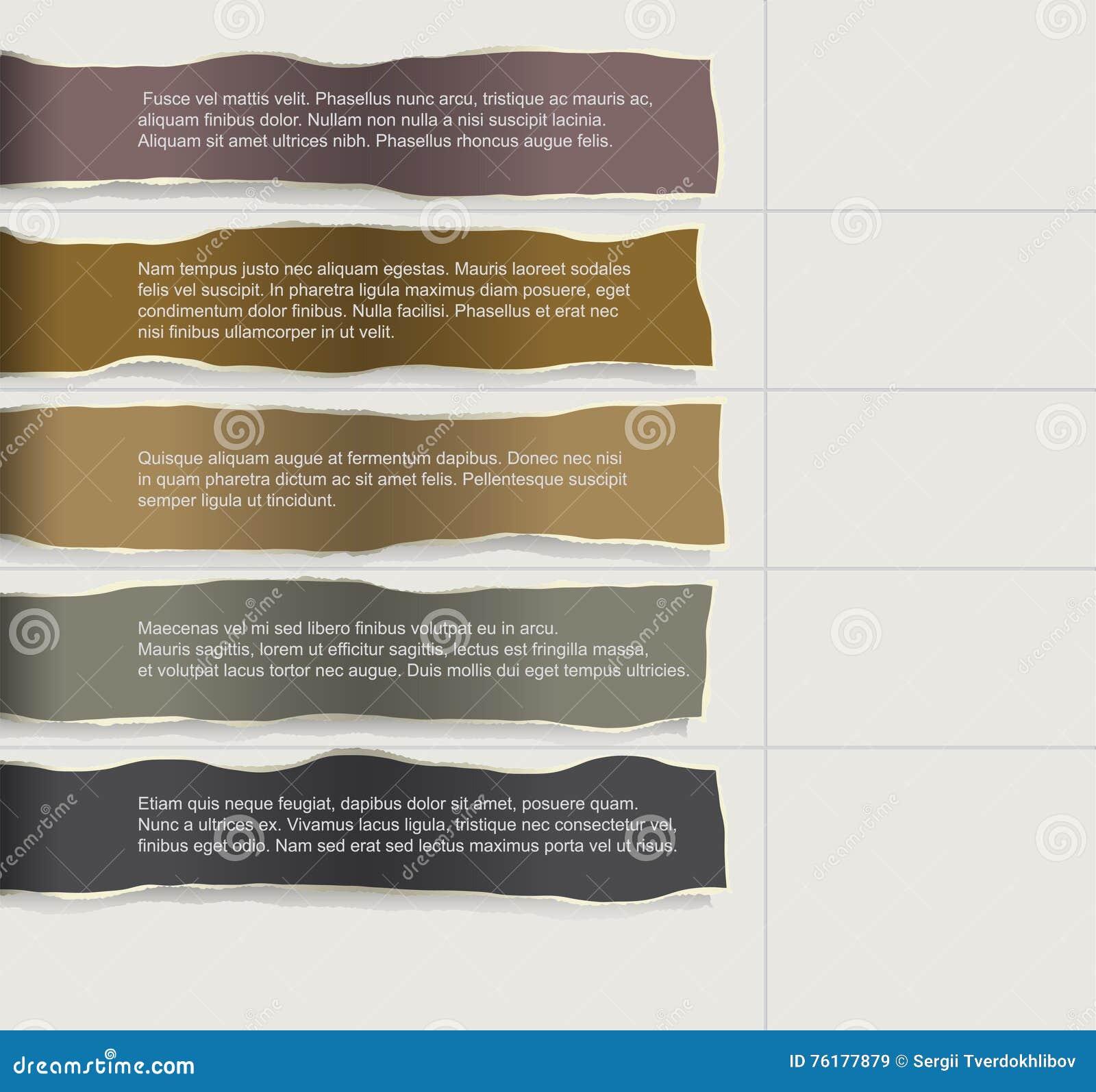 Four Consecutive Frame Elements With Lots Of Room For Text And ...