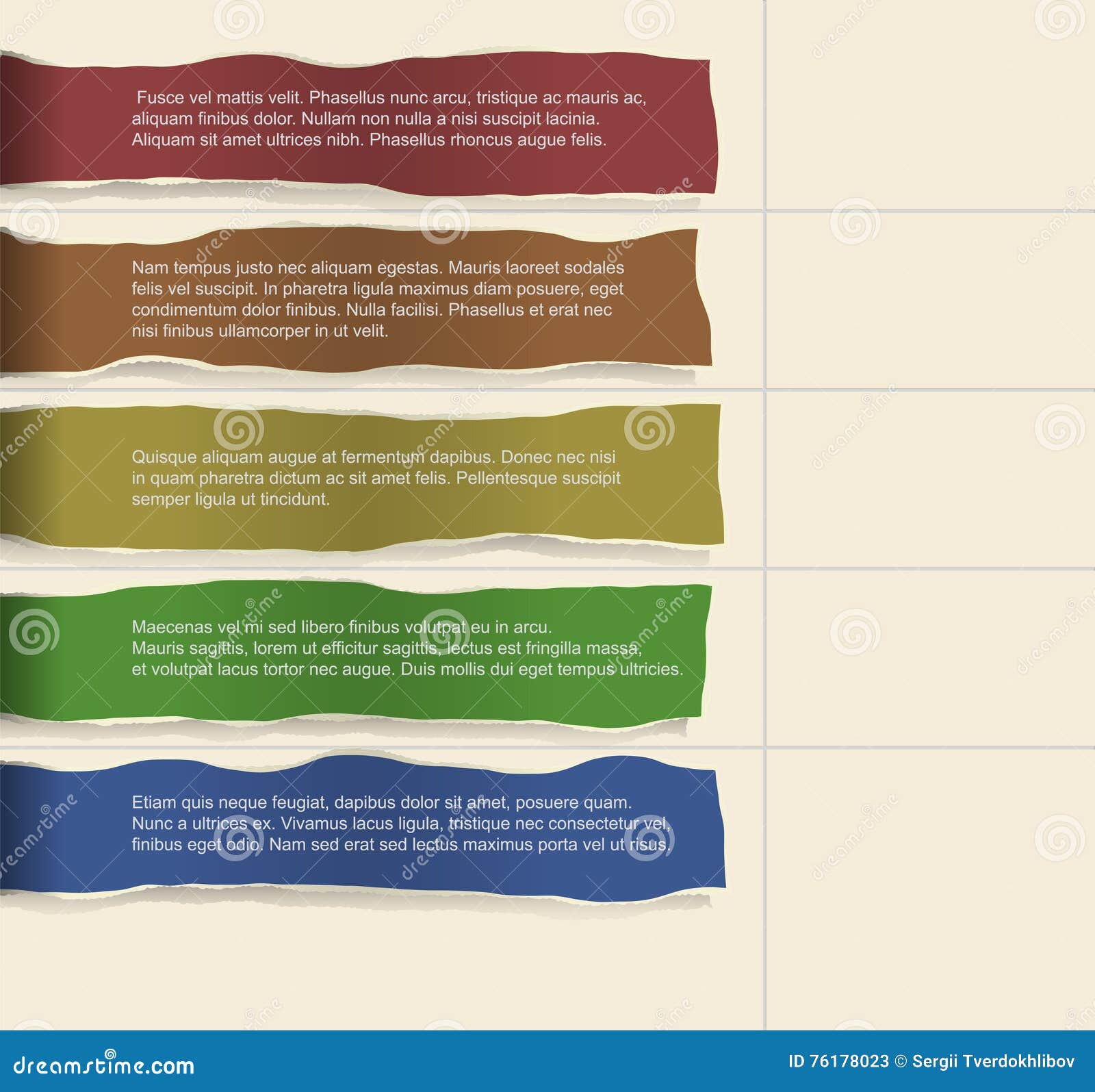 Four Consecutive Frame Elements With Lots Of Room For Text And ...