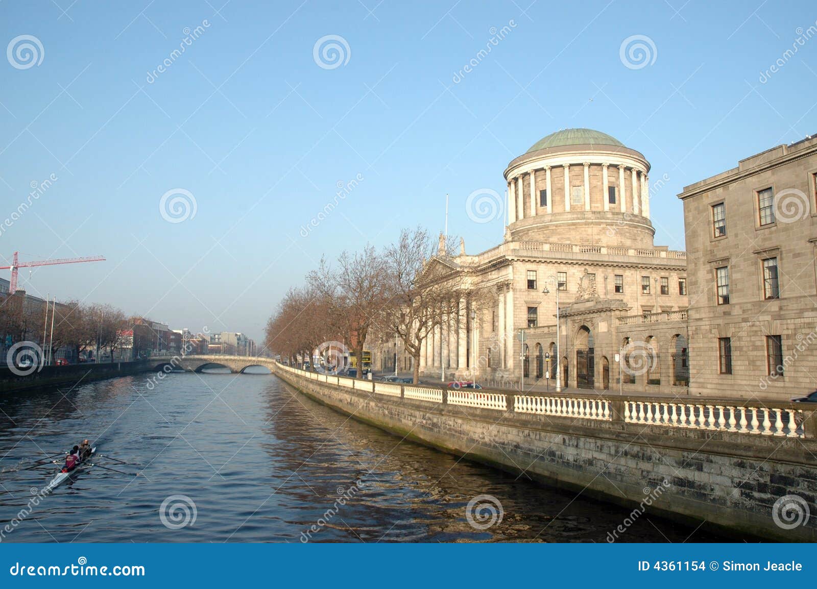Four Courts stock photo. Image of architecture, century - 4361154