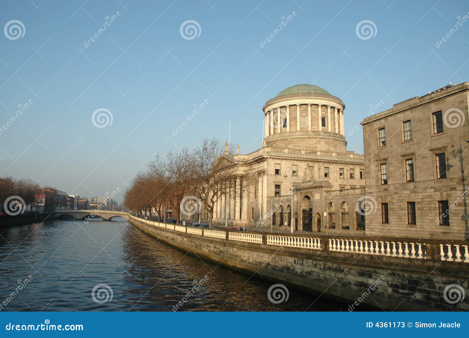 Four Courts stock image. Image of house, city, neoclassical - 4361173