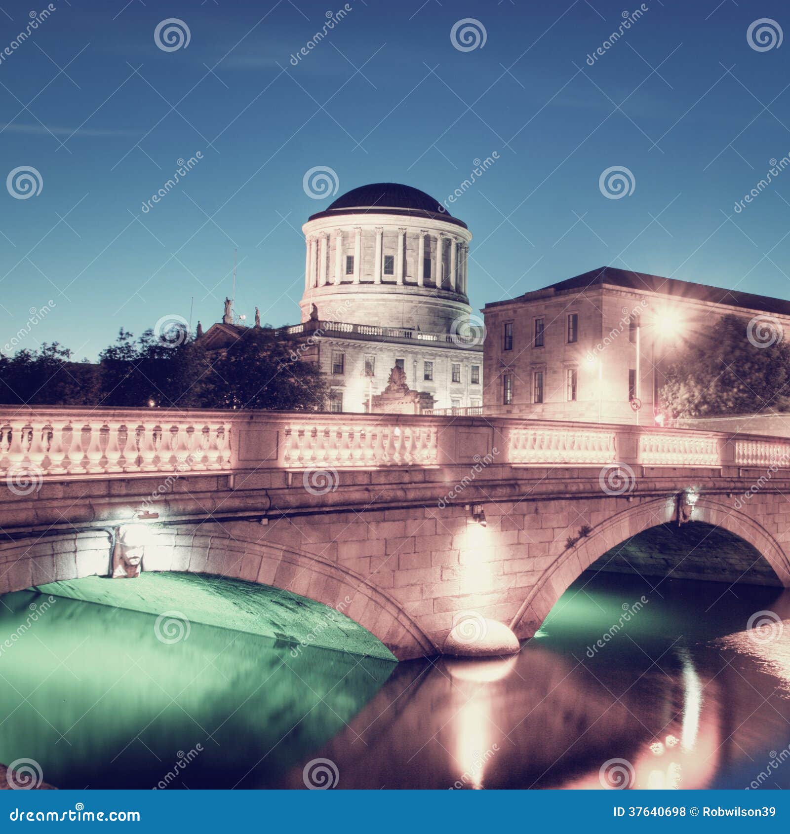 Four Courts stock photo. Image of destination, irish - 37640698