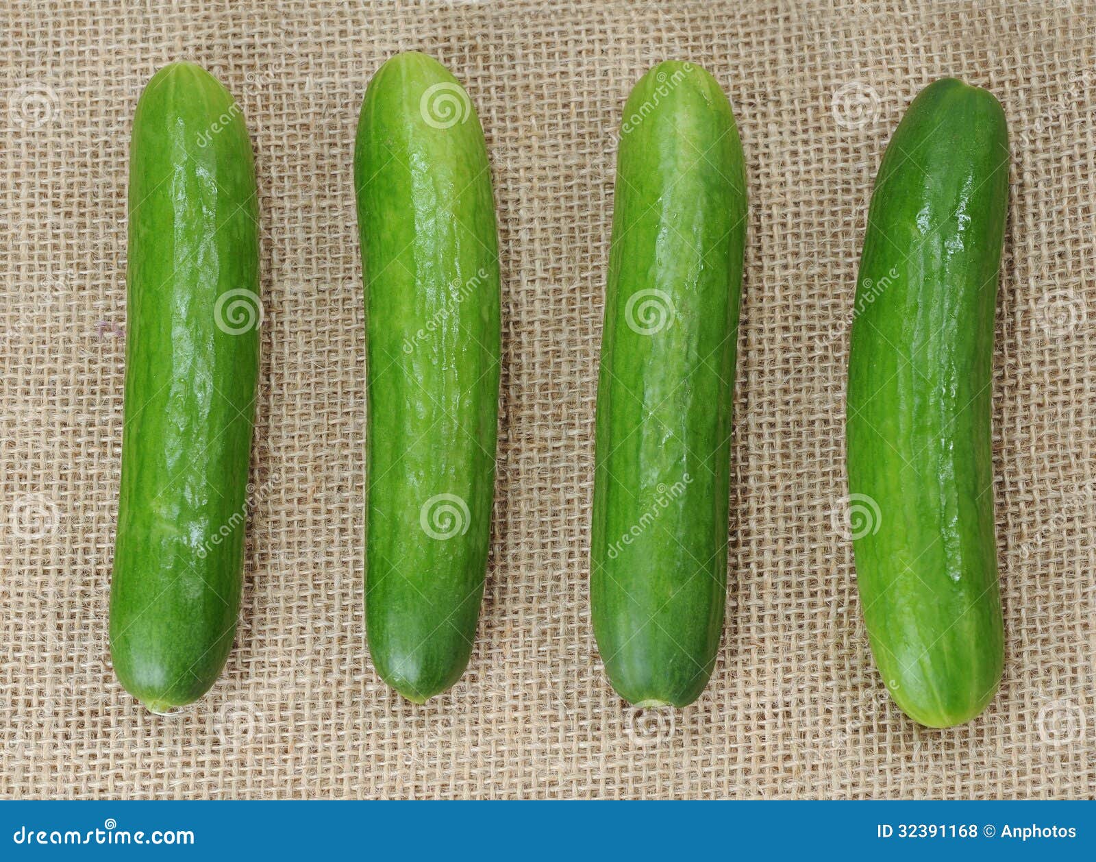 Four cucumbers stock photo. Image of ingredient, backgrounds - 32391168
