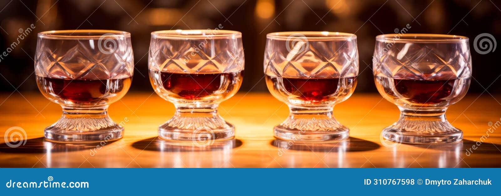 Four Cups of Wine Traditionally Consumed during the Passover Seder ...
