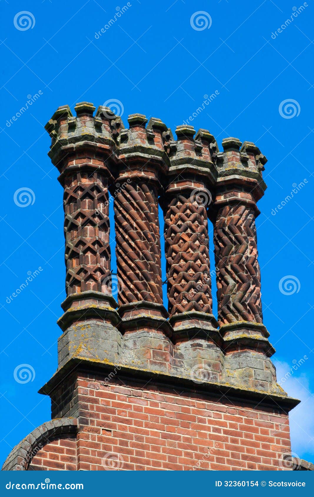 Four Decorative Chimneys Stock Photos - Free & Royalty-Free Stock ...