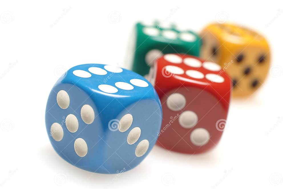 Four dice stock image. Image of lucky, future, winner, three - 753231