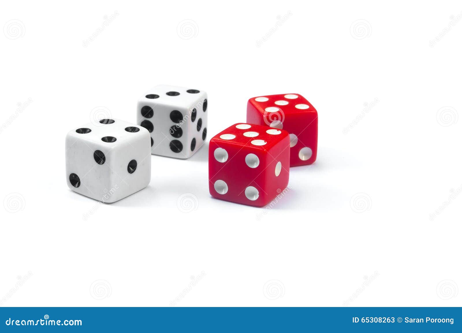 Four dices stock image. Image of seven, cube, luck, leisure - 65308263