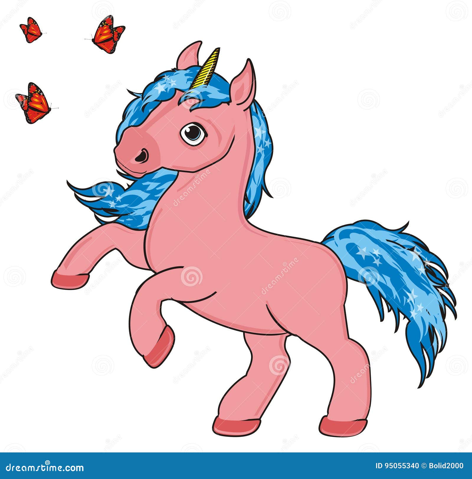 Four different animals stock illustration. Illustration of animals ...