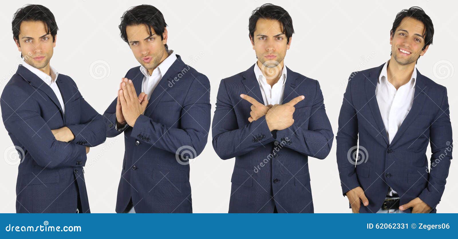 Four different expressions stock image. Image of lifestyle - 62062331