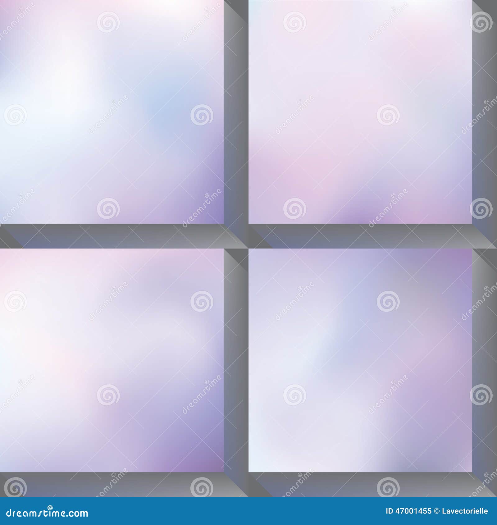 Four Different Gradient Mesh Backgrounds. Stock Vector - Illustration ...
