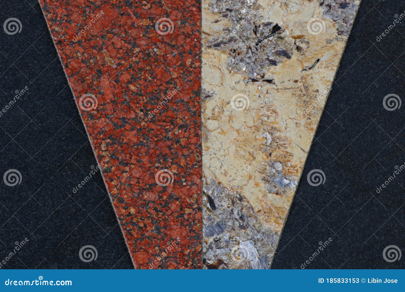 Four Different Marble Textures, Stone Background Stock Image - Image of ...