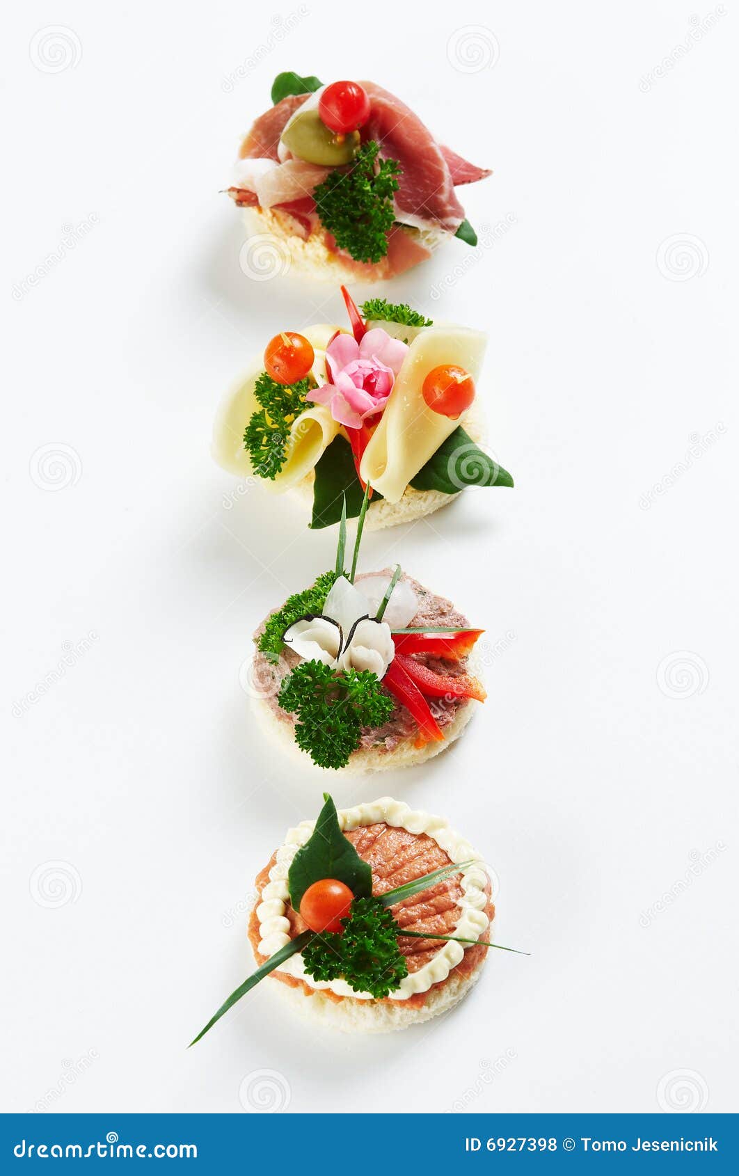 Four different snacks stock photo. Image of cherry, seasoning - 6927398