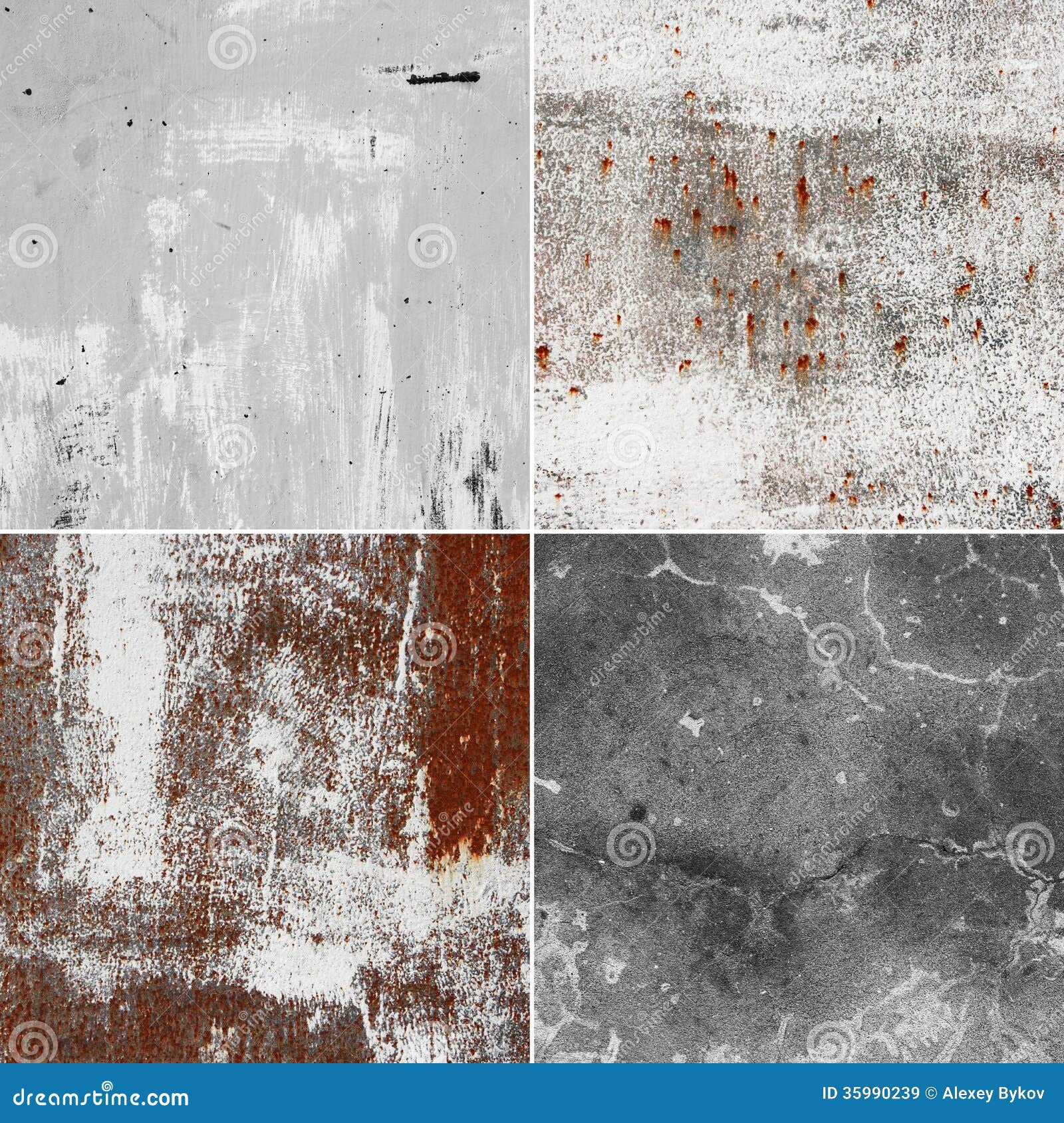 Four different texture. stock image. Image of metallic - 35990239